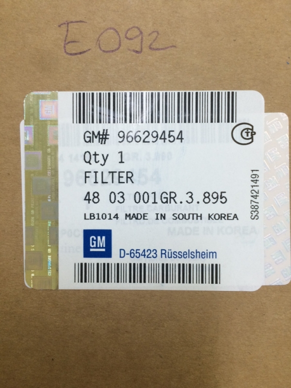 Carcasa Filtru motorina Opel Antara originala GM 4803001 96629454 Pret ...