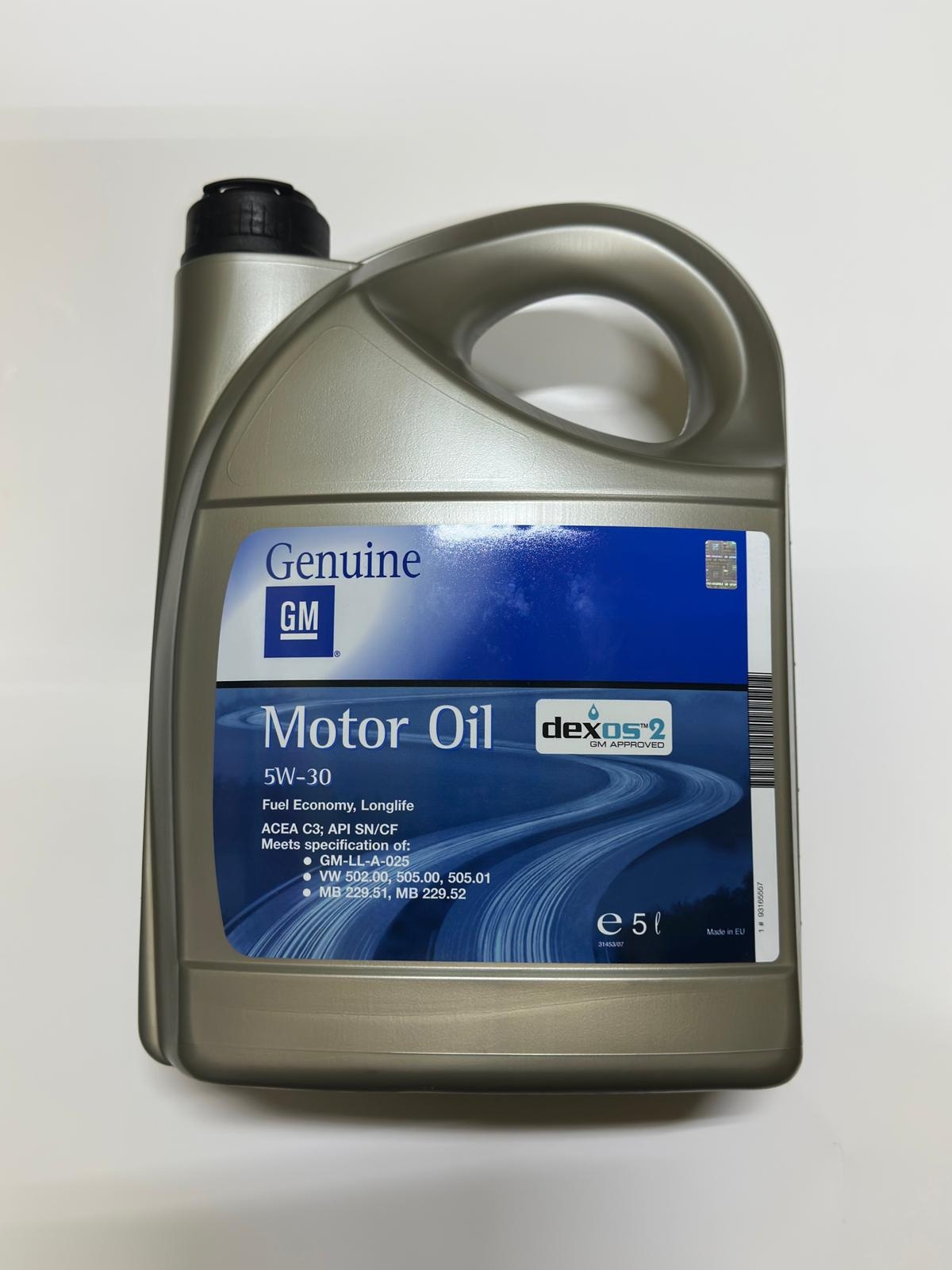 Ulei GM 5w30 DEXOS 2 5L original GM 1942003 Pret Ieftin - RevizieShop ...